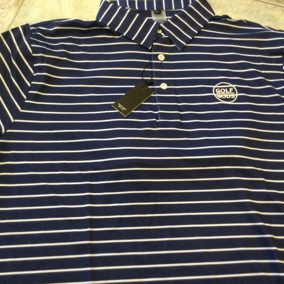Golf God | Shirts | Golf Gods Striped Polo Shirt | Poshmark
